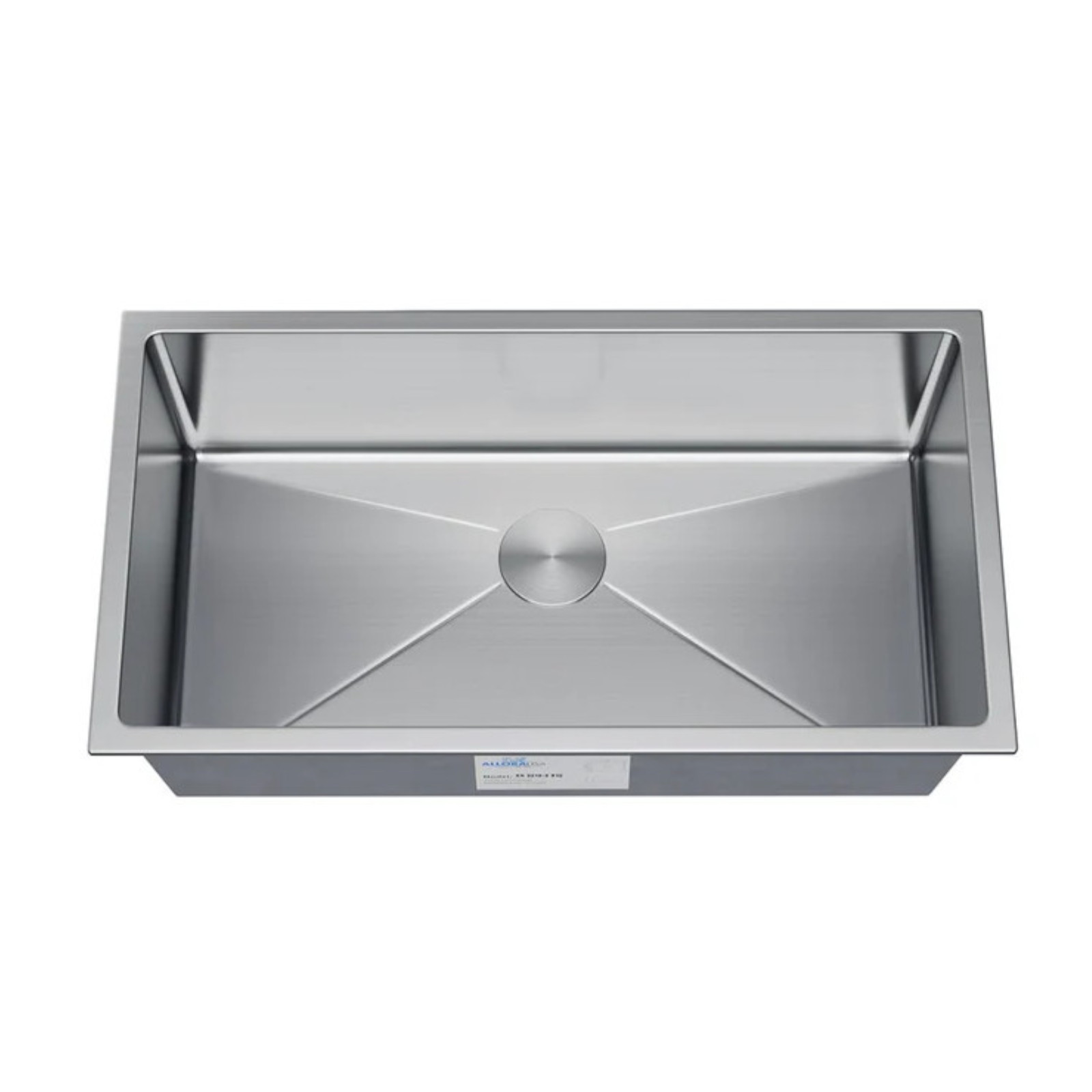 Allora USA Single Bowl Undermount Kitchen Sink - Large