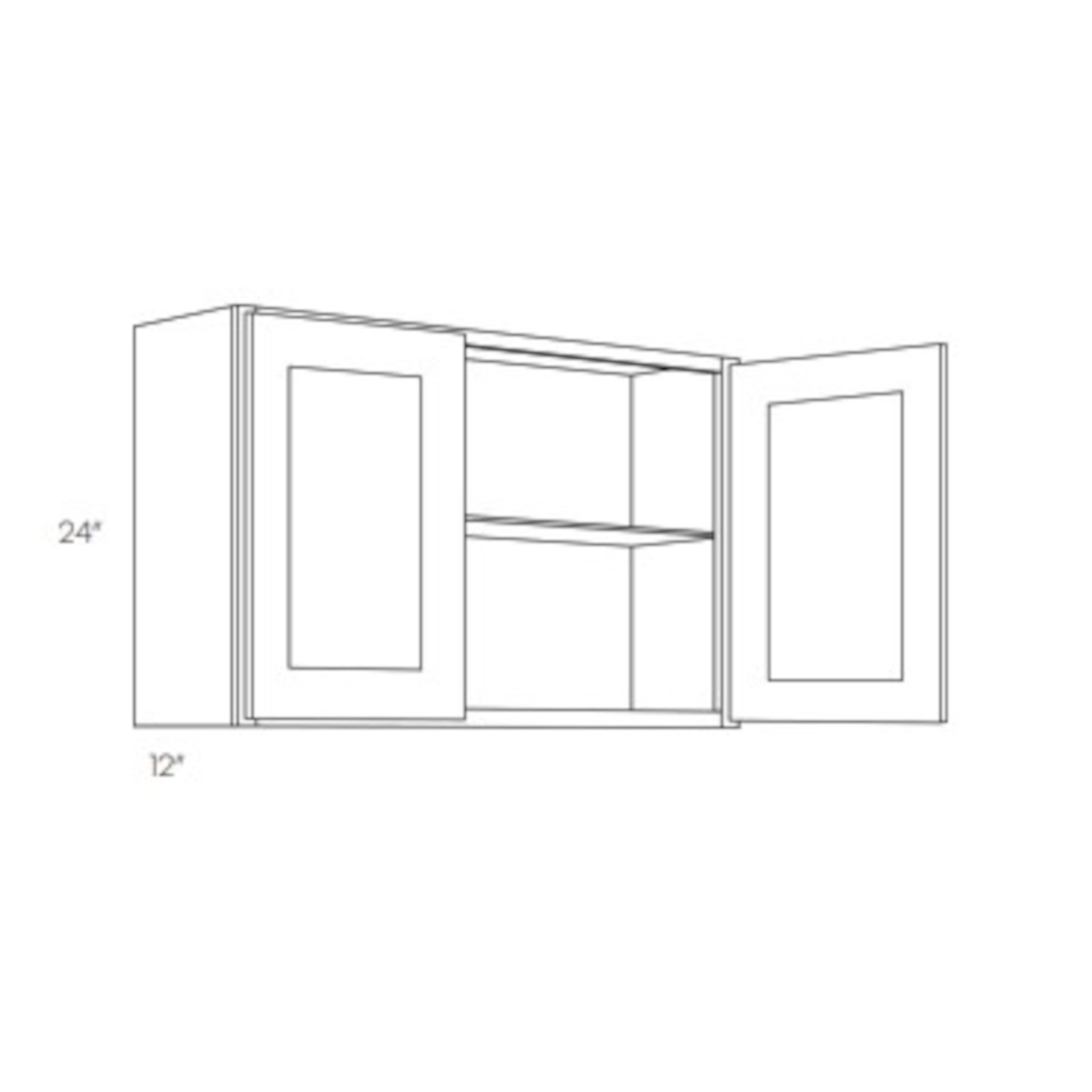 Wall Cabinet by CNC Concord Elegant Ocean Collection